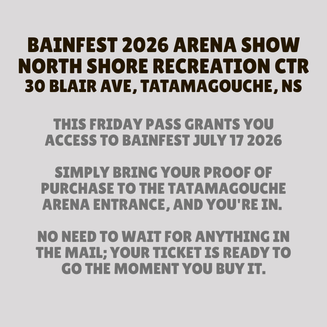 SCHEDULE – BAINFEST